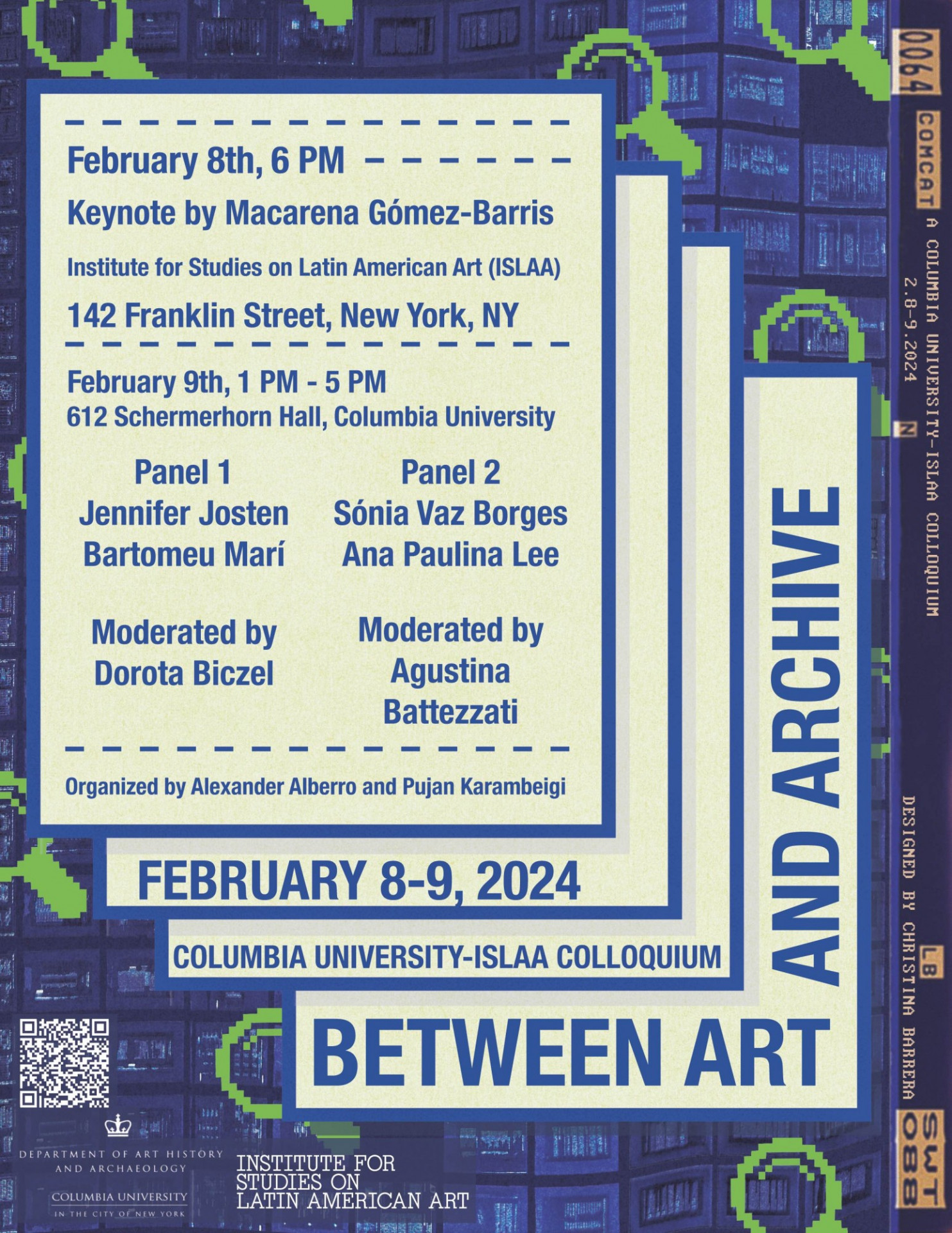 Columbia University-ISLAA Colloquium: Between Art and Archive ...